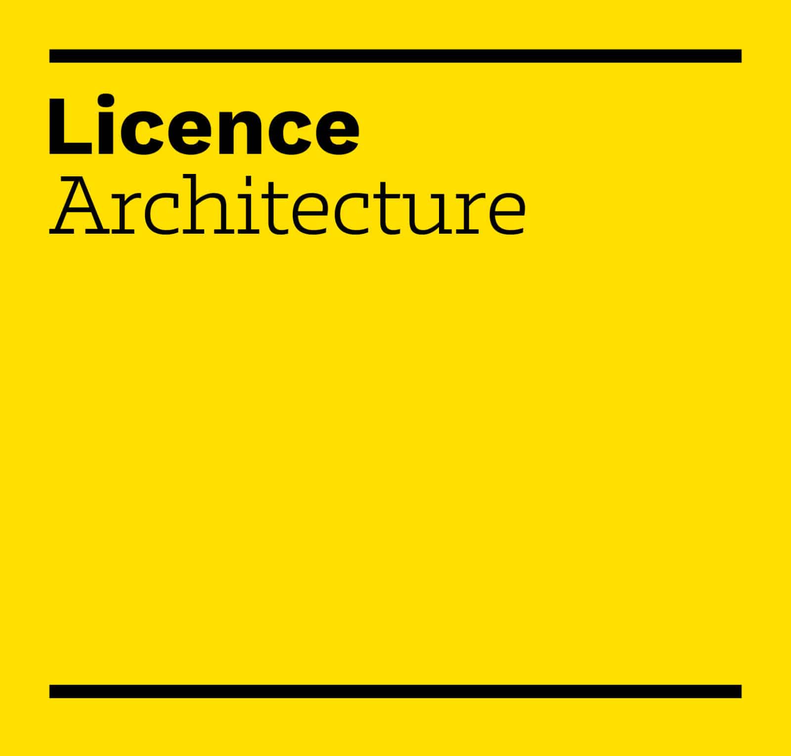 Licence Architecture - ENSA Normandie